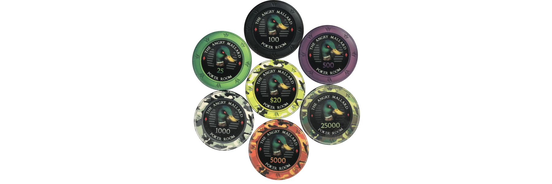 The Angry Mallard Cashgame Pokermarker